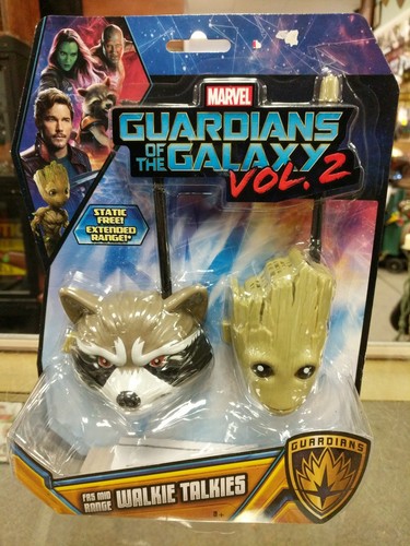 Guardians of the Galaxy Vol 2 Walkie Talkies Baby Groot Rocket Raccoon ...