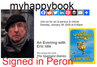 SIGNED Spamalot Diaries by Eric Idle, autographed, new, Monty Python ...