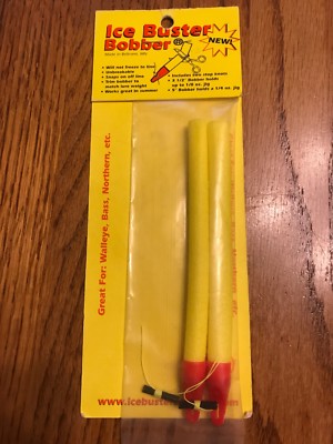 ICE BUSTER BOBBER - 5” Bobber - 3 1/2 ” Bobber Holds Up To 1/8oz. Ships ...