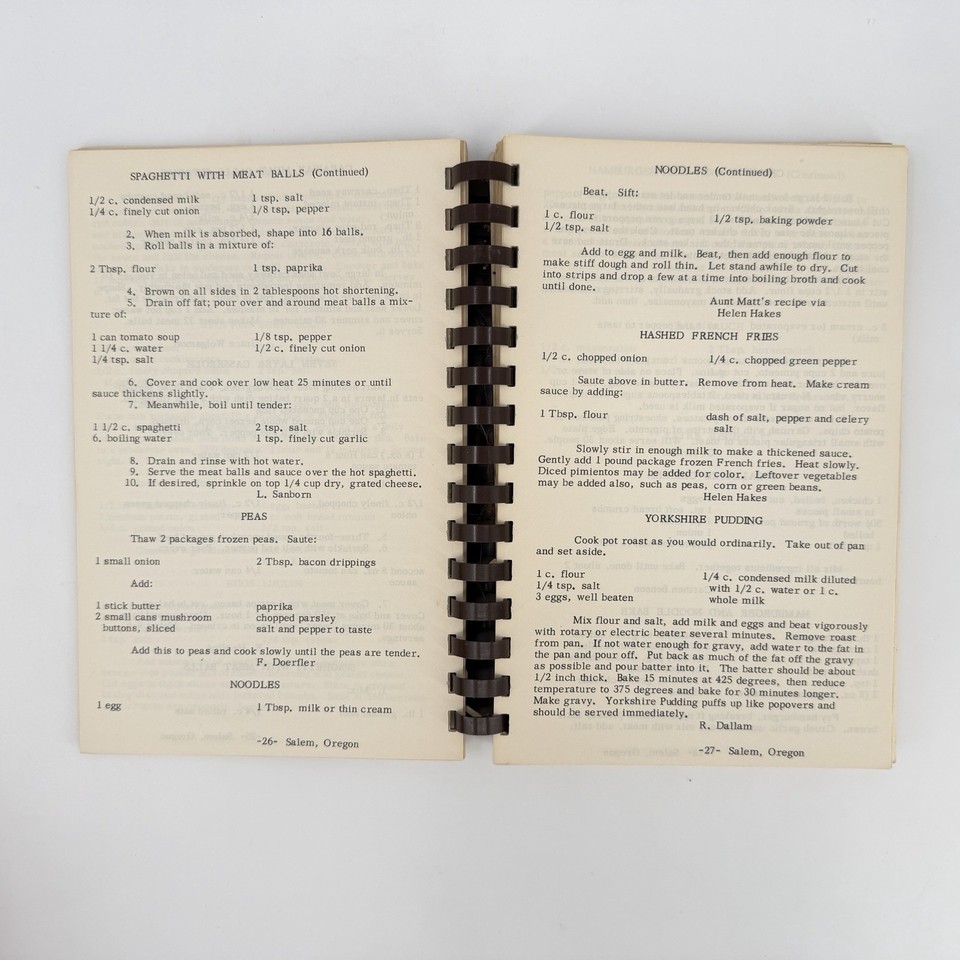 Vintage Church Ladies Collaboration Cookbooks Lot of 4 Recipes 1959 ...