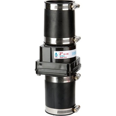 CV02IN Drainage Industries 2 In. ABS Thermoplastic In-Line Sump Pump ...