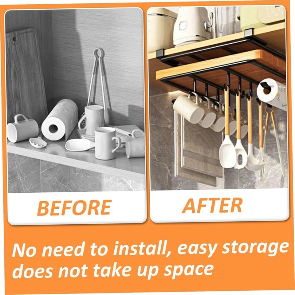 Storage Rack Hanging Kitchen Storage Rack Hanging Pot Lid Rack ...