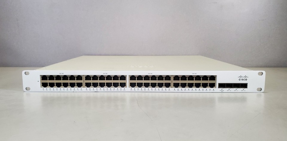 Meraki Cisco MS350-48LP-HW 48-Port PoE Gigabit Switch Tested ...