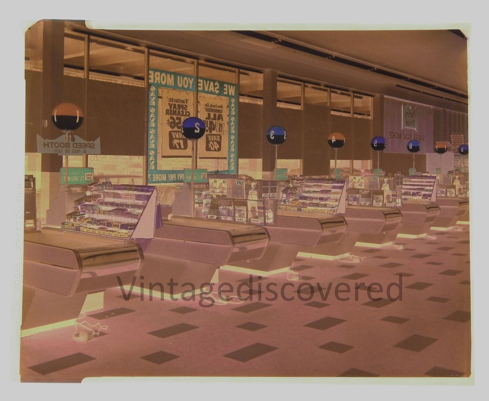Pantry Pride Defunct Supermarket 1960's Original 4" x 5" Color Negative ...