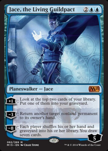 Lightly Played, English - 1 x MTG Jace, the Living Guildpact - Foil ...