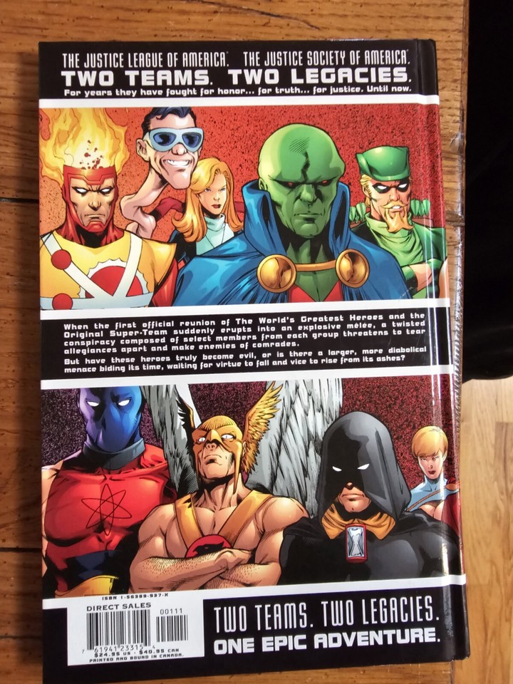 JLA / JSA :Virtue and Vice DC Comics 2002 Hard Cover First Printing | eBay