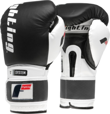 Fighting Sports S2 Gel Boxing Power Training Gloves - Black/White ...