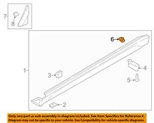 Hyundai OEM 10-15 Tucson Exterior-rocker Molding U-nut 1335506016 for ...