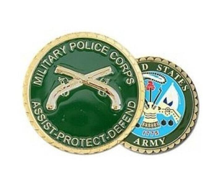 US Army Military Police MP Crossed Pistols Challenge Coin | eBay