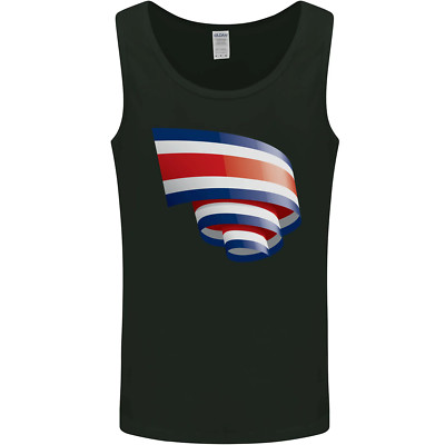 Curled Costa Rica Flag Rican Day Football Mens Vest Tank Top | eBay ...
