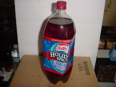 RARE Pepsi Holiday Spice Two Liter Bottle - Full and Unopened | eBay
