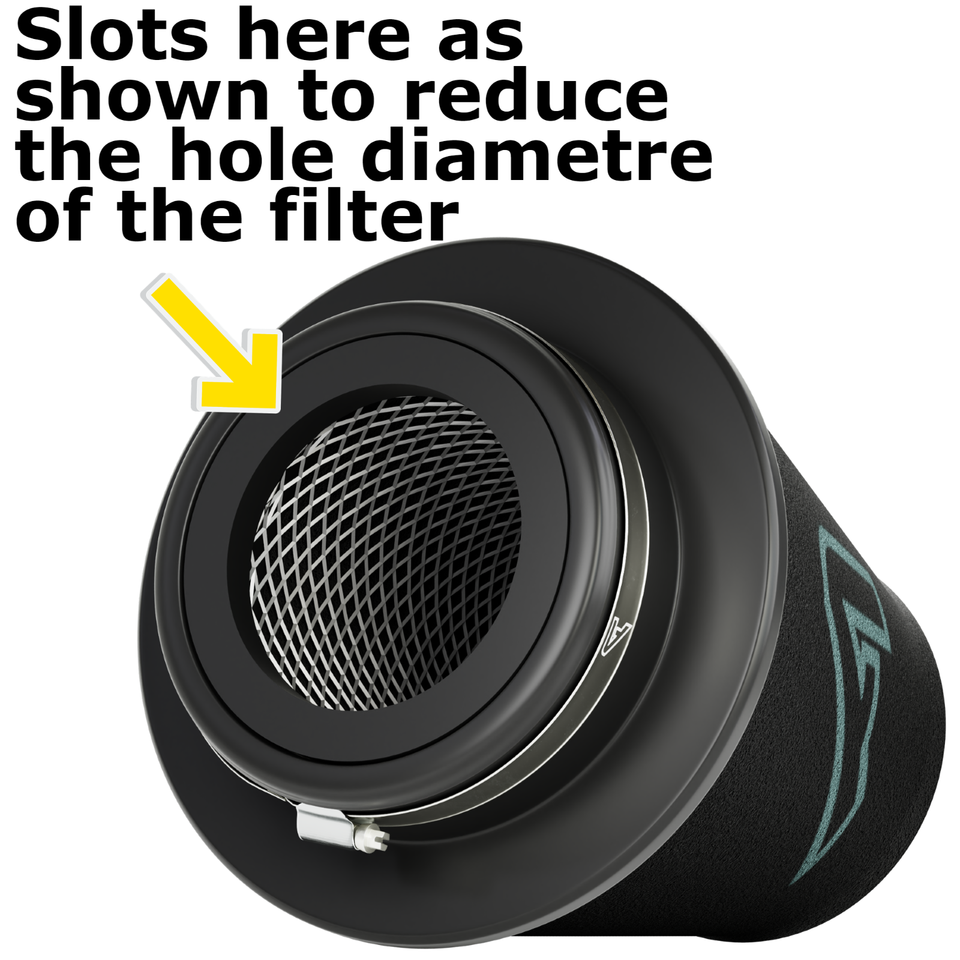 AIR FILTER REDUCING RINGS NECK RUBBER REDUCE 90mm to 85mm 80mm 75mm ...