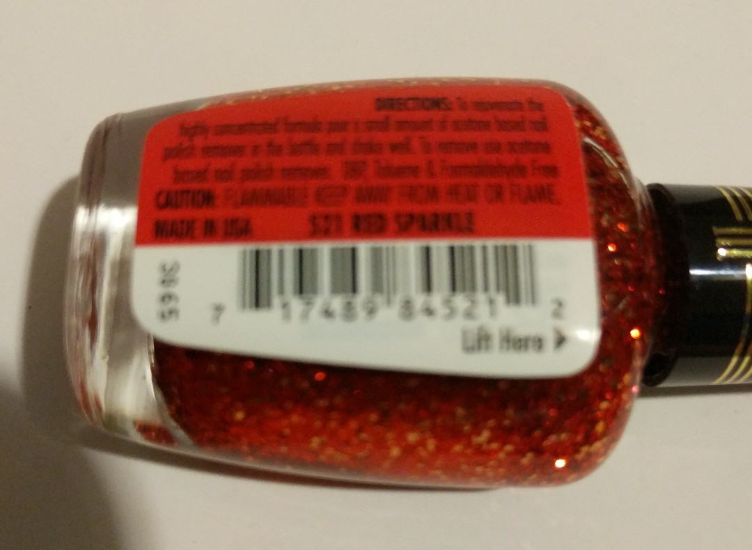 Milani Red Sparkle
