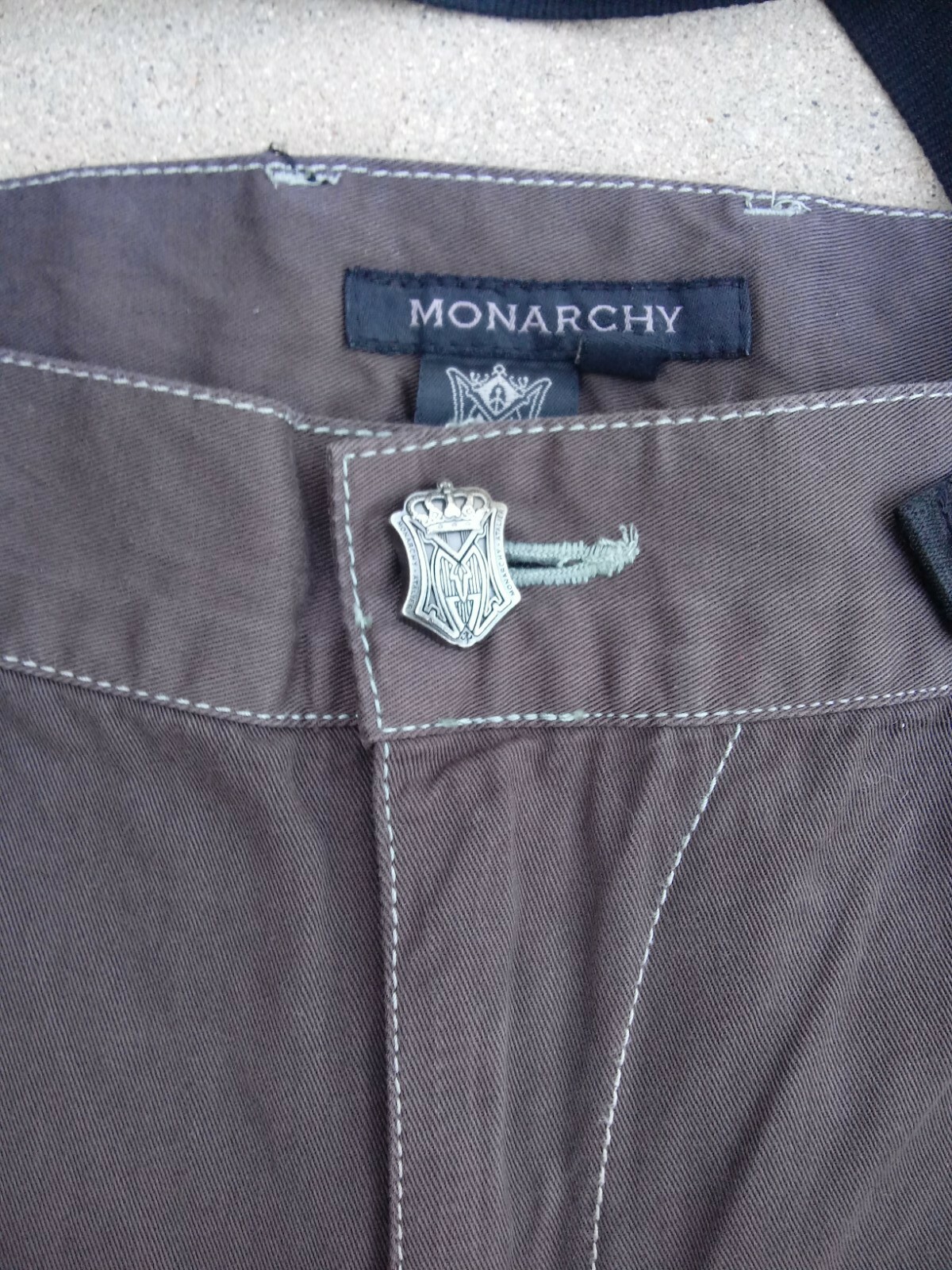 New Monarchy Men’s Vintage Pants With Suspenders NWT Black Grey Size 38 ...