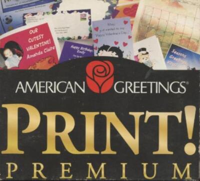 American Greetings Print! Premium PC CD make custom personalized crafts ...
