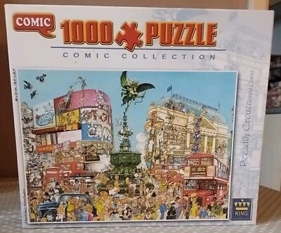 Jigsaw Puzzle, King, Comic Collection, Piccadilly Circus, 1000 Piece,🧩 ...