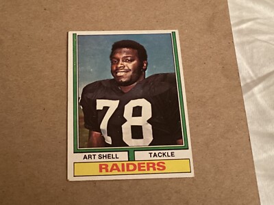 1974 Topps football card #272 Art Shell Oakland Raiders HOF - EX+ ...