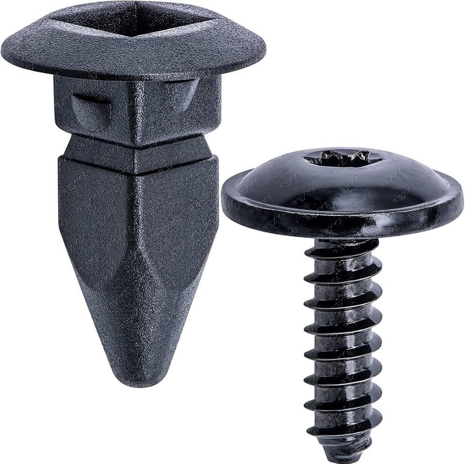 FIT KIA 20x Number Plate Screw Mounting Insert, Grommet | eBay