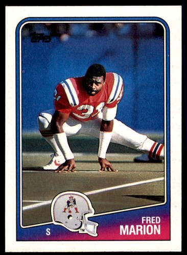 1988 Topps #188 Fred Marion NM+ New England Patriots | eBay