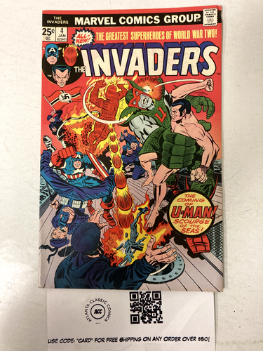 Invaders #4 Marvel Comics FN-VF Marvel Comics Group 12 LI1 | eBay