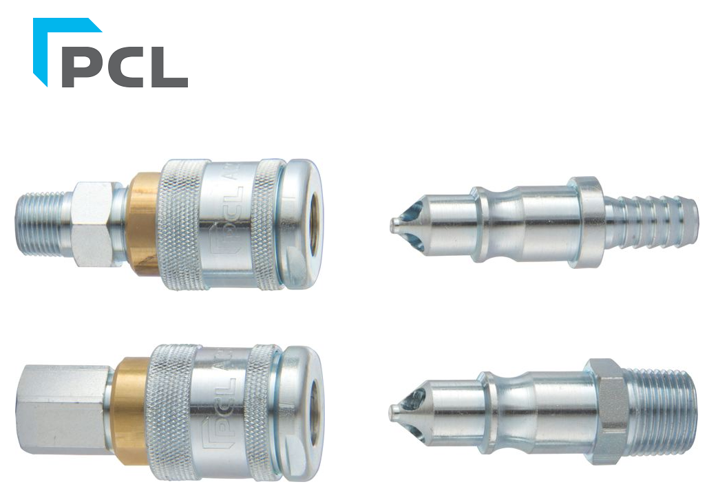PCL Air Fitting 100 Series High Flow Connector Air Tool Fitting Quick ...
