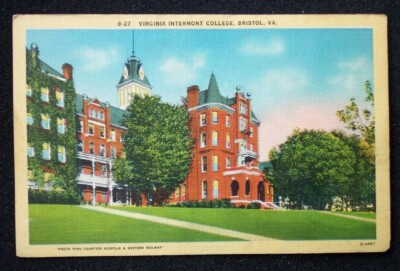 1930s Virginia Intermont College Bristol VA Sullivan Co Postcard | eBay