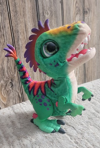 FurReal Friends Munchin Baby T Rex Interactive Talking Toy Pet Dinosaur ...