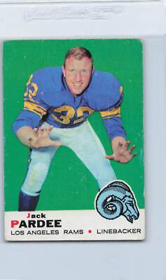 1969 Topps #12 Jack Pardee Rams VG/EX *DA-B929 | eBay
