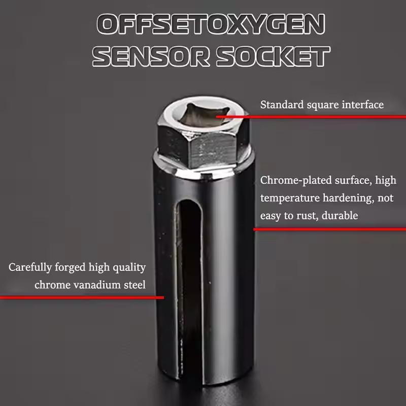 3/8" O2 Oxygen Sensor Socket Wrench Set 5PCS 22mm Auto Repair Installer ...