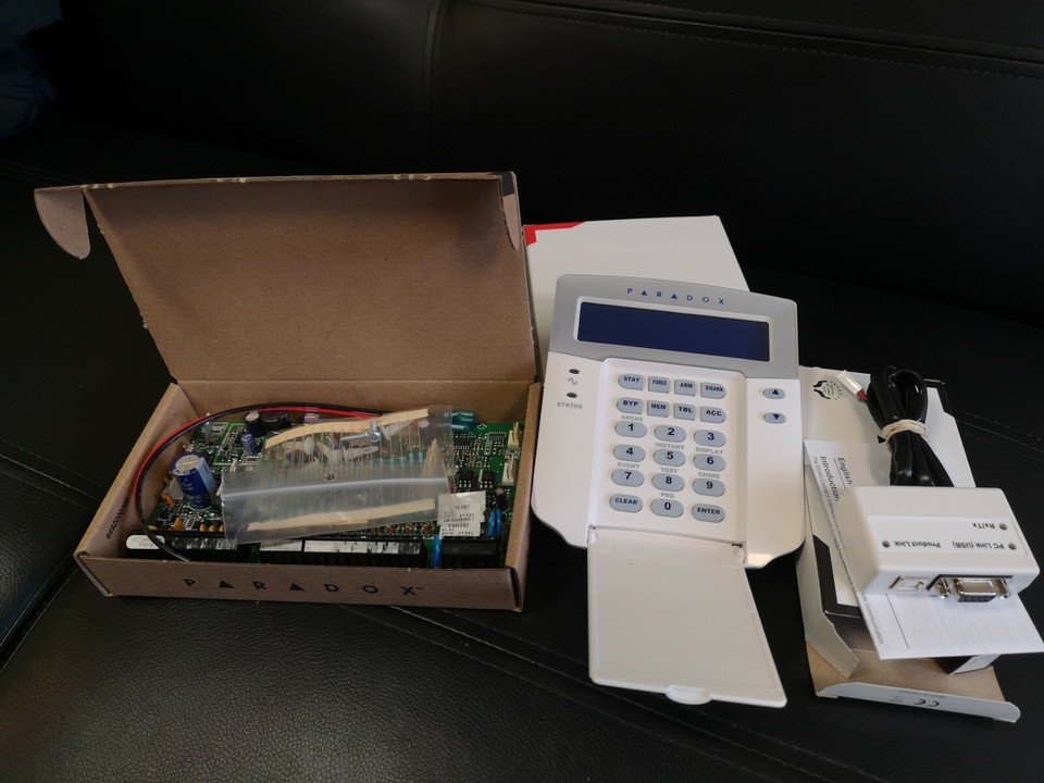 Paradox Security systems EVO192 + K641+307USB KIT alarm panel keypad ...