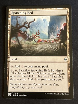 1x Spawning Bed (248) Battle for Zendikar LP MTG Magic the Gathering x1 MKE | eBay