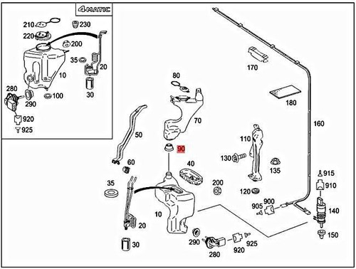 Genuine MERCEDES C216 R231 W221 S-CLASS W221 Coupe C216 Sealing ...