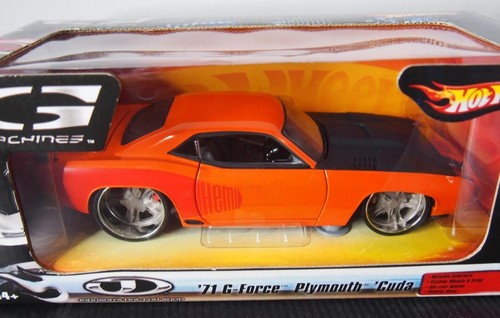 Mattel Hot Wheels G Machines 71 G Force Plymouth Cuda Factory Sealed ...
