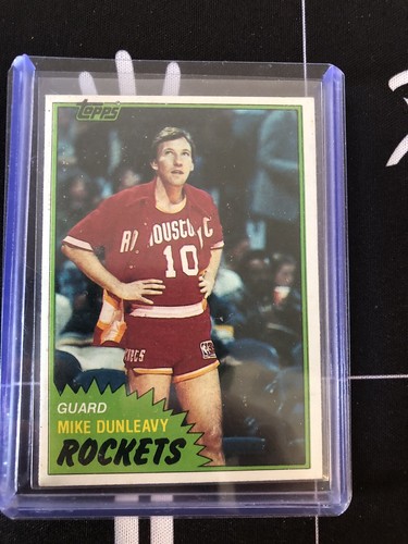 1981-82 Topps Mike Dunleavy Sr. . Houston Rockets Rookie Card RC NBA ...