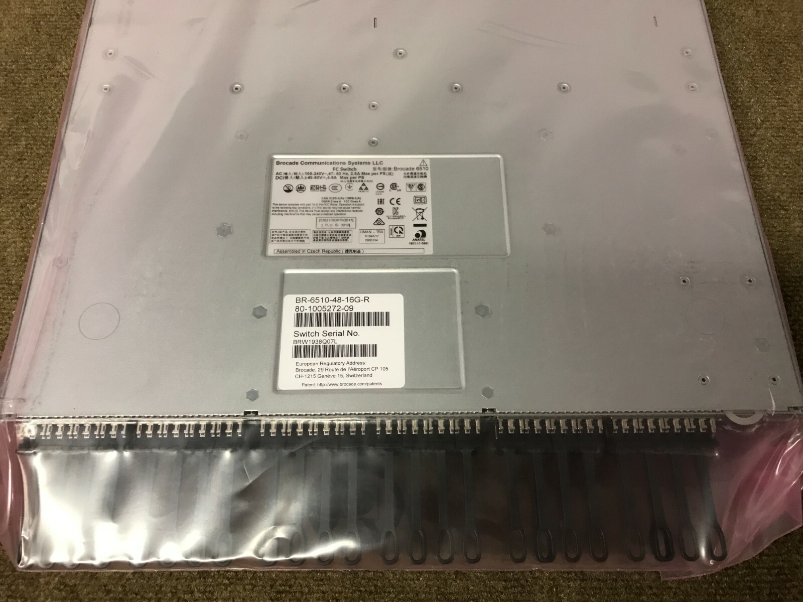 Brocade 6510-48 Ports- 16 Ports Licensed- SFP Network Switch BR-6510-48 ...