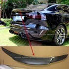 Carbon Fiber Trunk Lip Spoiler Rear Wing Spoiler For 15-19 Jaguar XF XE ...