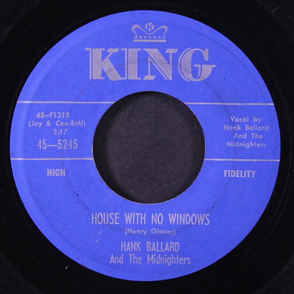HANK BALLARD & MIDNIGHTERS: house with no windows / cute little ways ...