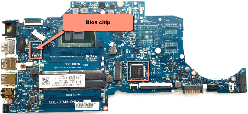 Bios chip For HP 14-ck Series Notebook with MB: TPN-1131, 6050A2977601 ...