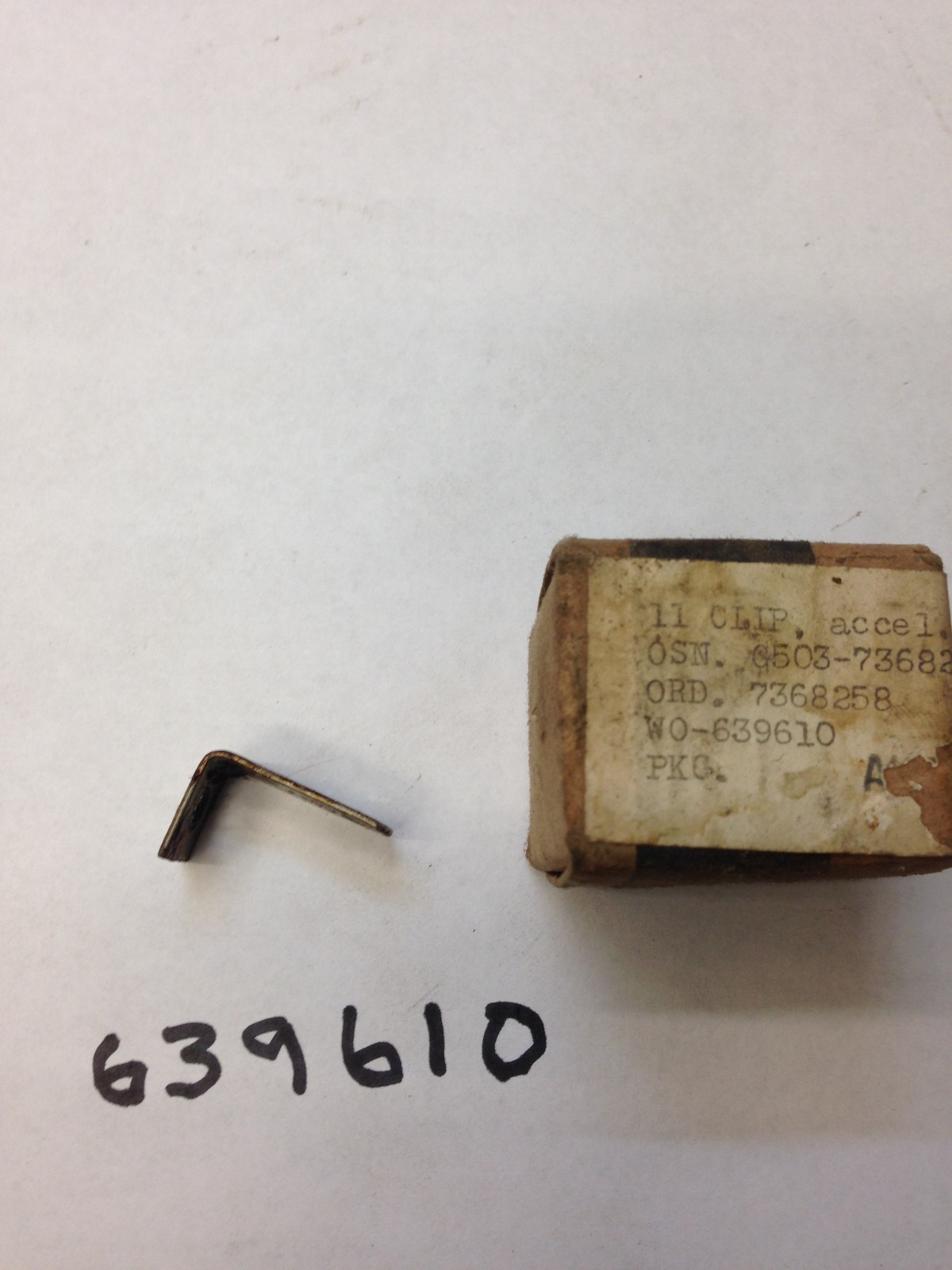 For Jeep MB GPW M38 CJ2A Accelerator Rod Clip, G-503 G-740 | eBay