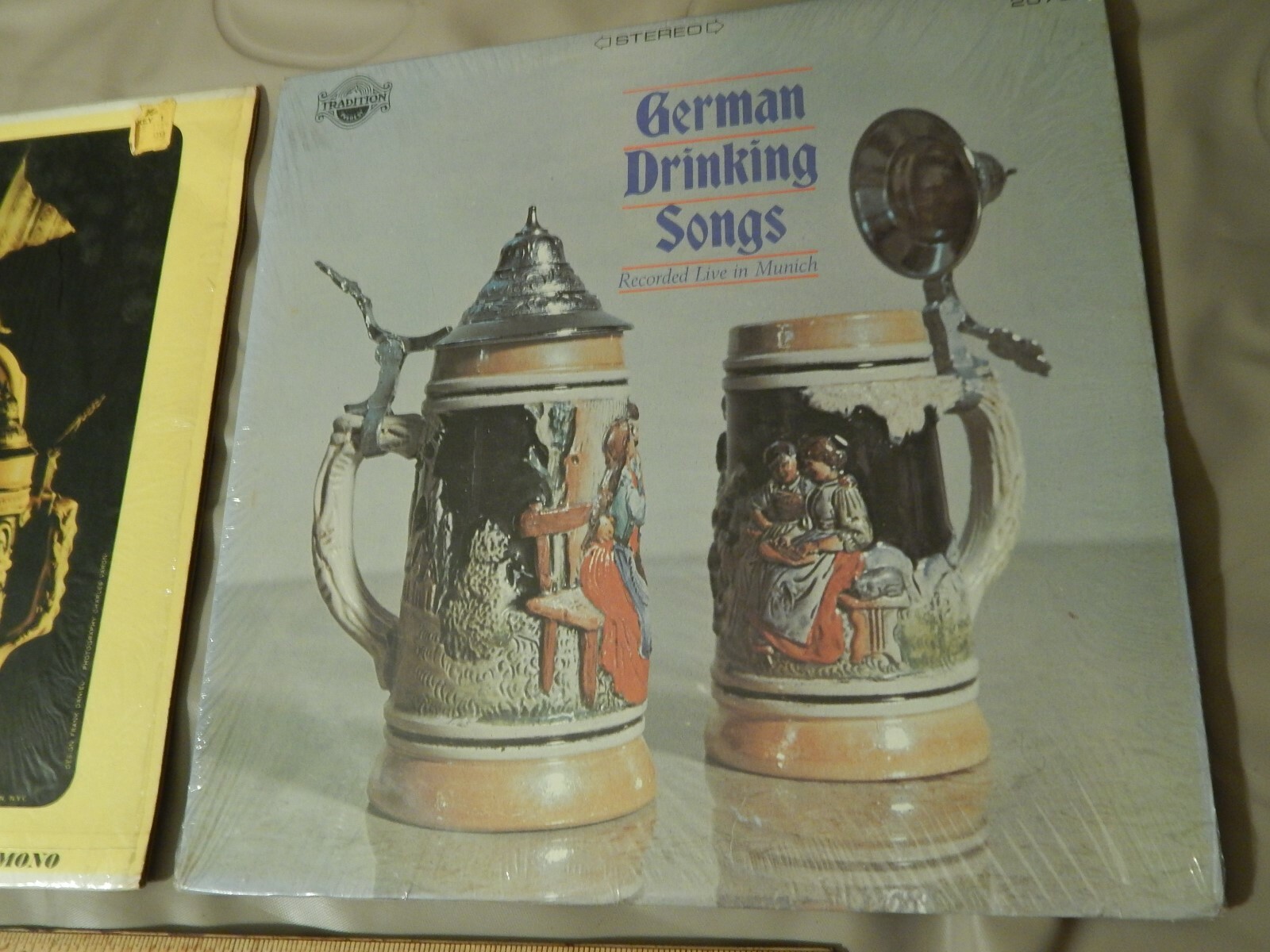 German Beer Drinking Songs {LOT of 2} VINYL RECORDS ~ "Munich ...