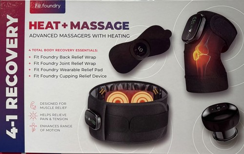 Fit Foundry Feat Massage Recovery Kit 4in1 Heat & Massage 860011971061 ...