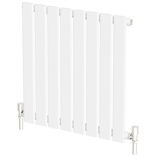 Modern Horizontal 600 x 600mm Radiator Heater Single Flat Panel Column ...