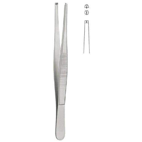 Dissecting tissue Forceps , 13cm , 1x2 teeth , Stainless steel. | eBay