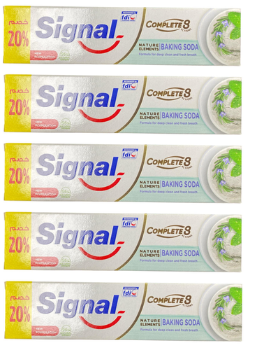 Signal Toothpaste Natural Complete 8 Baking Soda by Unilever 100 ml 5 ...