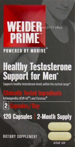 Weider Prime M-Drive Men's Testosterone Support, 120 Capsules | eBay