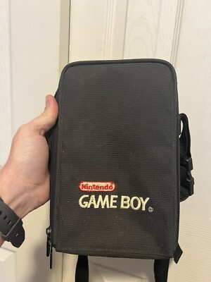 OEM Nintendo Gameboy Travel Carrying Case Bag Zipper Shoulder Strap ...