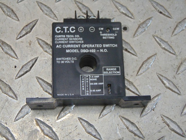 Curtis Tech CTC Dso-102-n.o. AC Current Sensor Operated Switch DC to ...