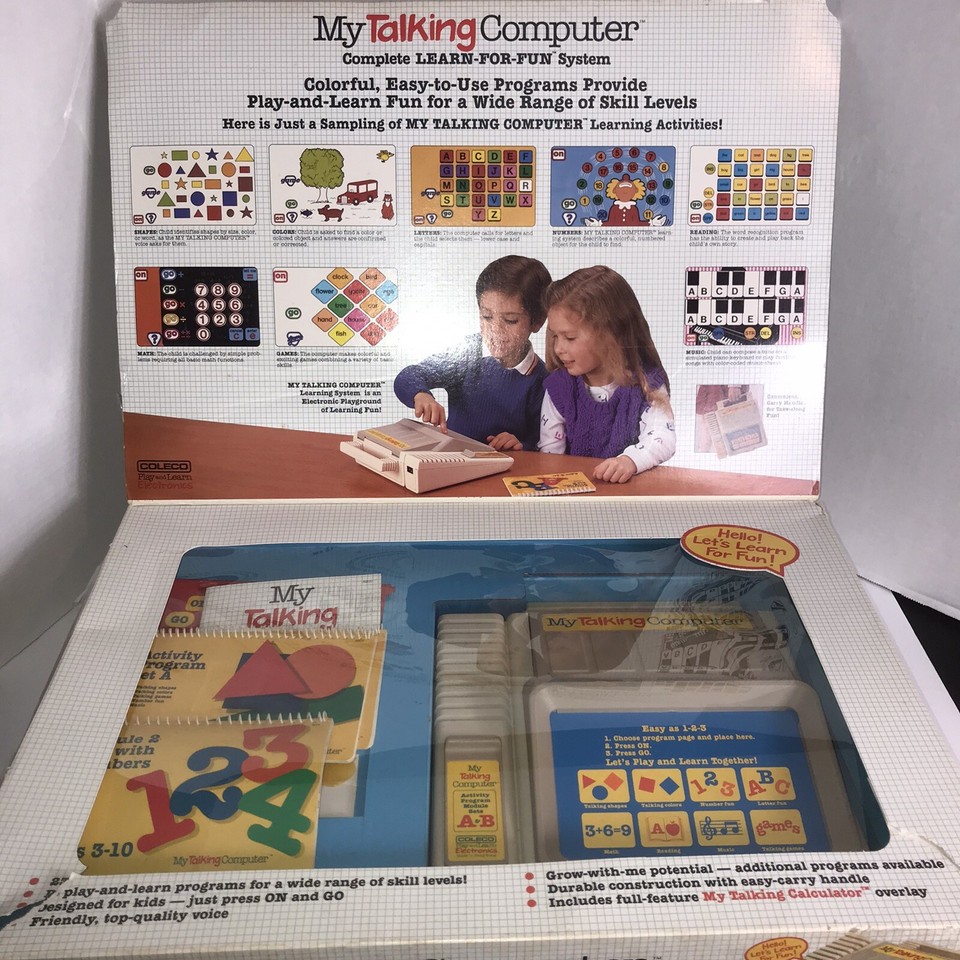 New In Box VTG 1986 Coleco My Talking Computer New Old Stock Rare OOP ...