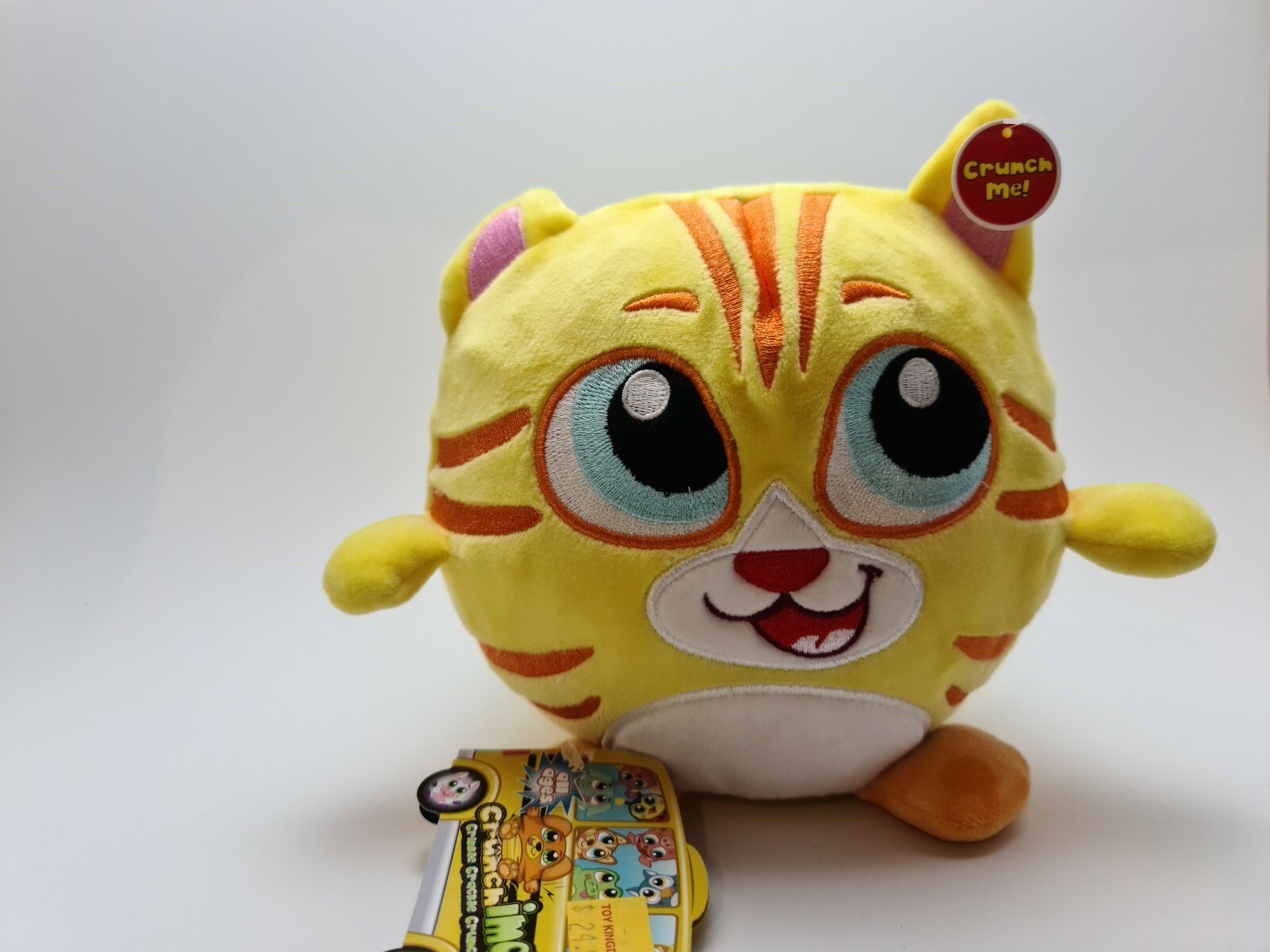 Crunchimals 6 inch Kiddy Crunch (Cat) crunchable Stuffed Animals Plush ...