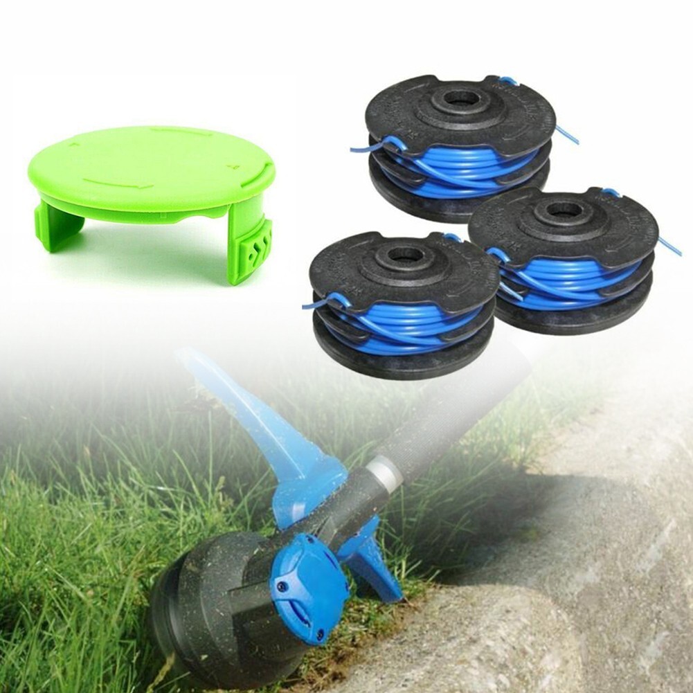 Durable Replacement Trimmer Line Spool Pack of 3 with Green Cover for ...